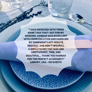 Personalised Name Tags, Copper Name Tag, Hand Stamped Place Card, Hand ...