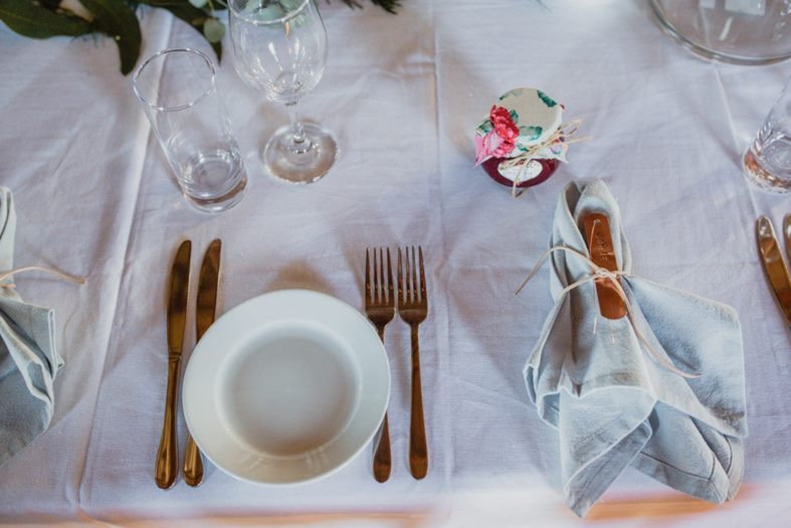 Personalised Name Tags Copper Name Tag Hand Stamped Place | Etsy