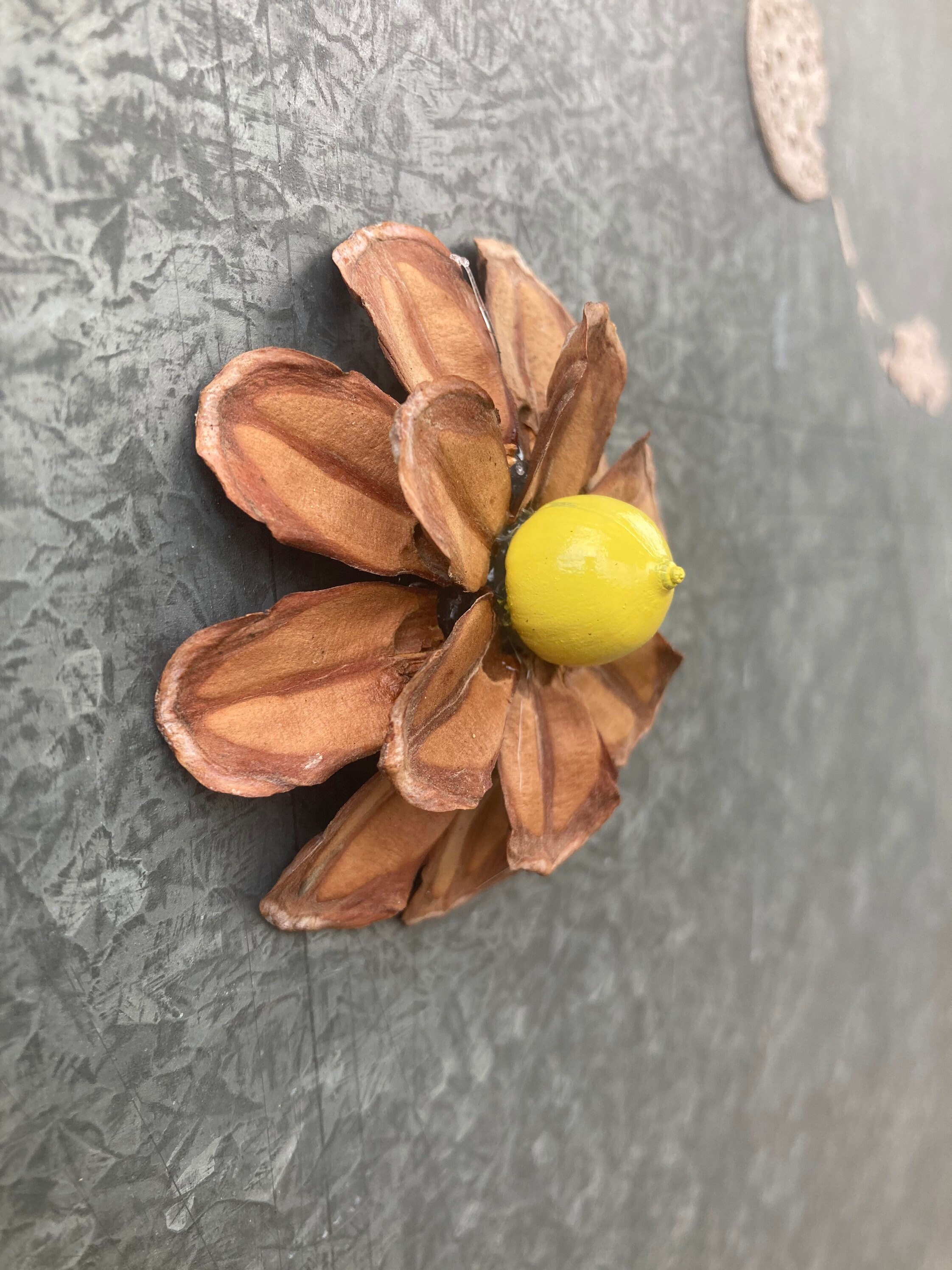 Pine Cone and Acorn Flower Blossom Magnets for Decoration and Use. - Etsy