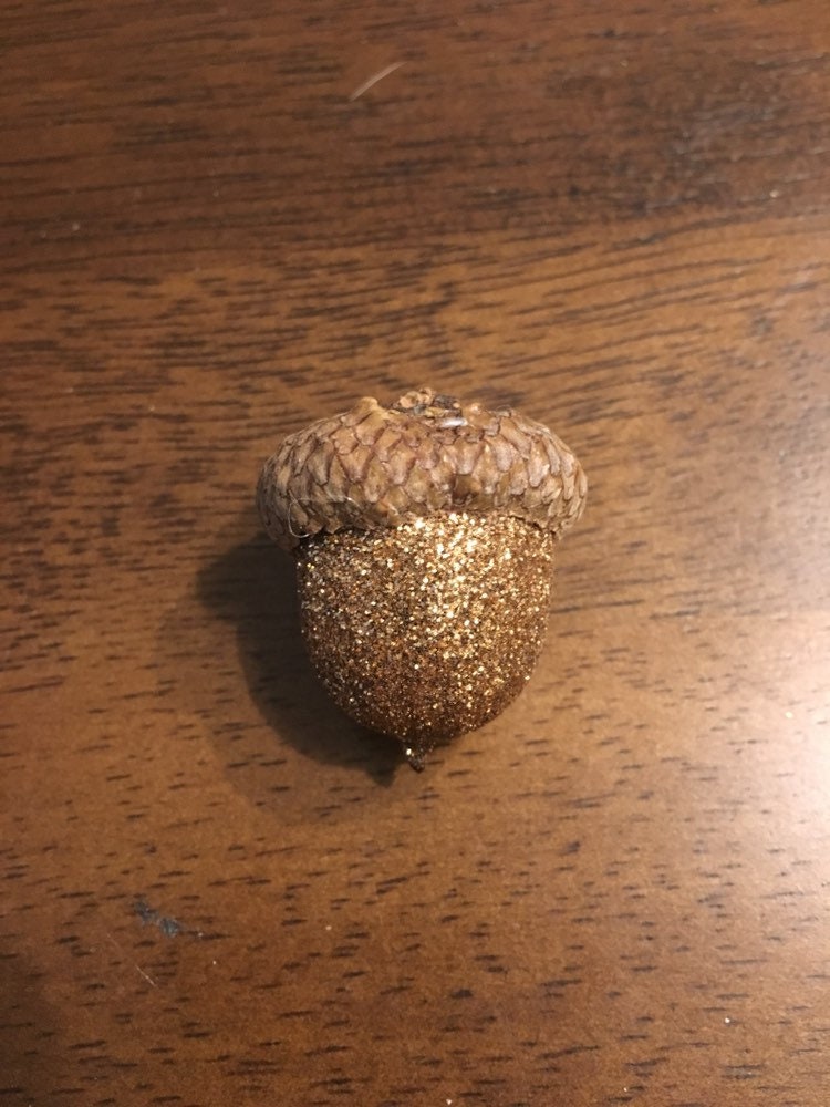Set of 12 acorns glittered in fall colors. Colors range from | Etsy