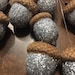 Silver Glitter Acorn Ornaments for Christmas Etc. - Etsy