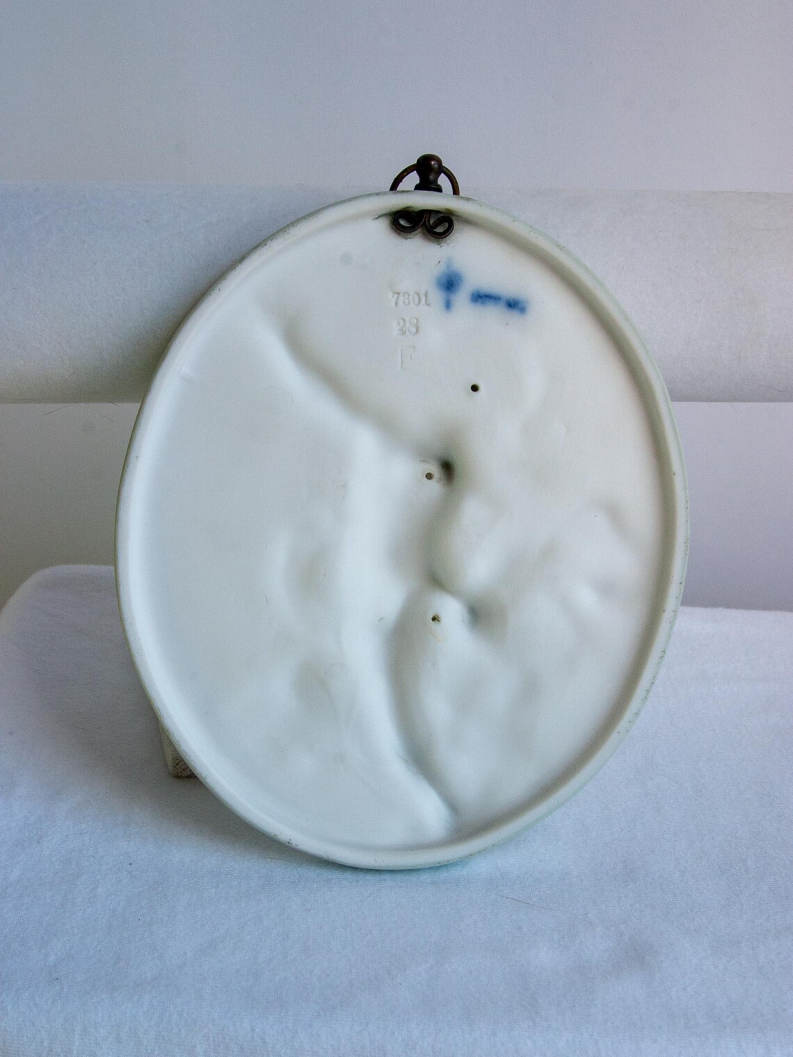 Volkstedt Germany Jasperware Cherub Wall Plaque - Etsy