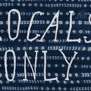 Locals Only Print 12"x18", 24"x36" - Etsy