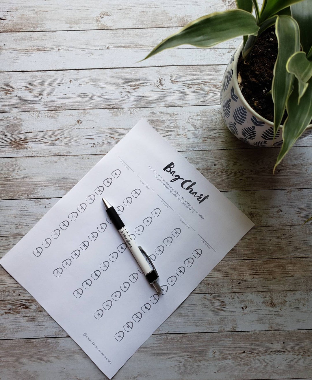 Printable Inventory Tracker for Handmade Markets and Small Businesses ...