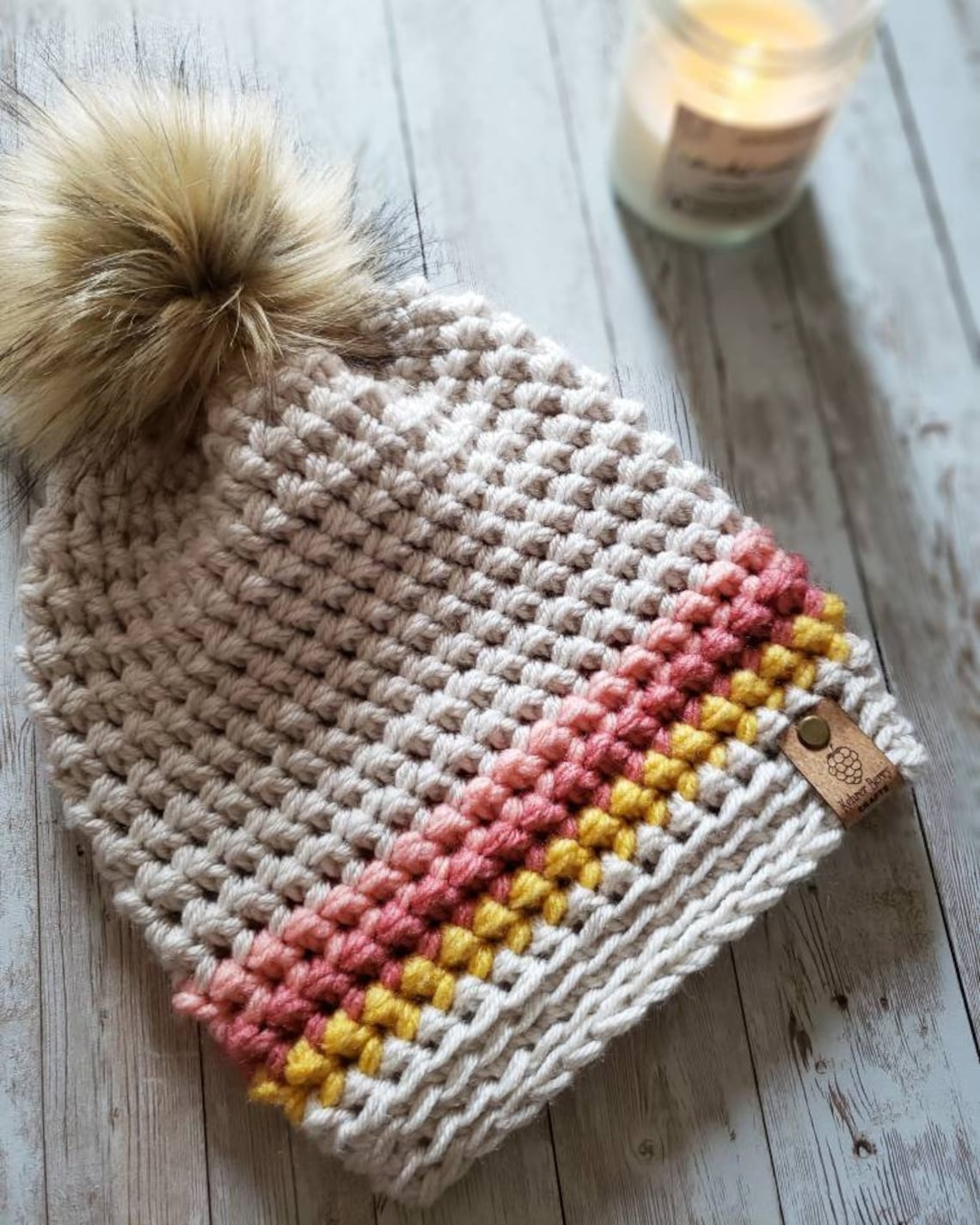 Azalea Beanie Crochet Pattern. Pattern Only Not a Finished - Etsy