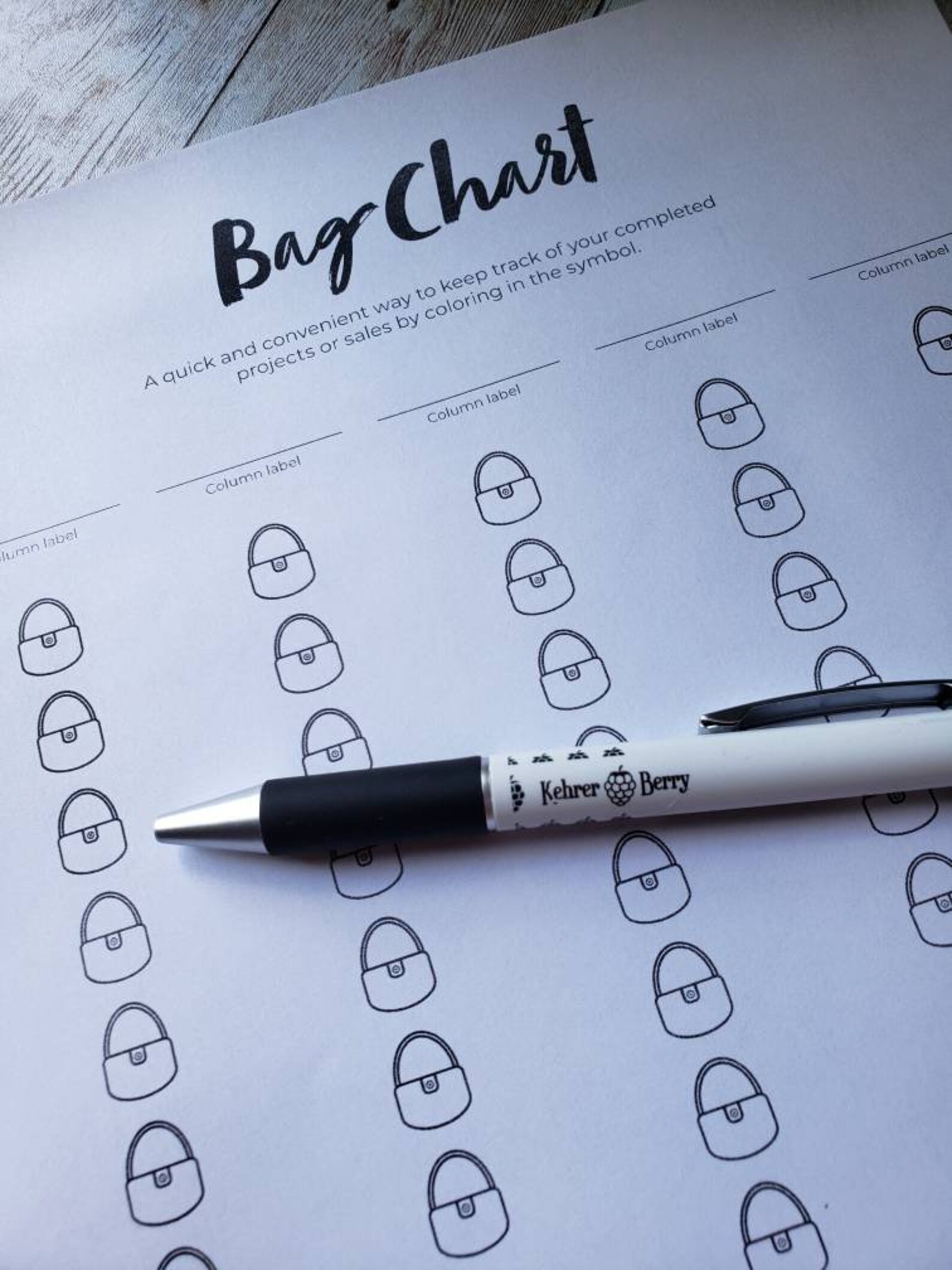 Printable Inventory Tracker for Handmade Markets and Small | Etsy