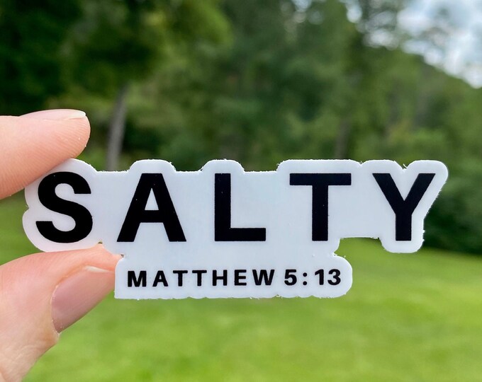 Salty Sticker Salty Christian Stickers Way Maker Vinyl - Etsy