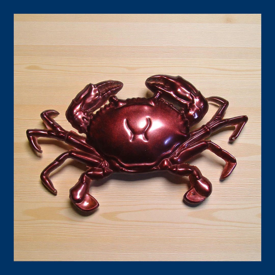 Large Crab Magnet. Color Choice. Home Décor. Kitchen Magnets. - Etsy