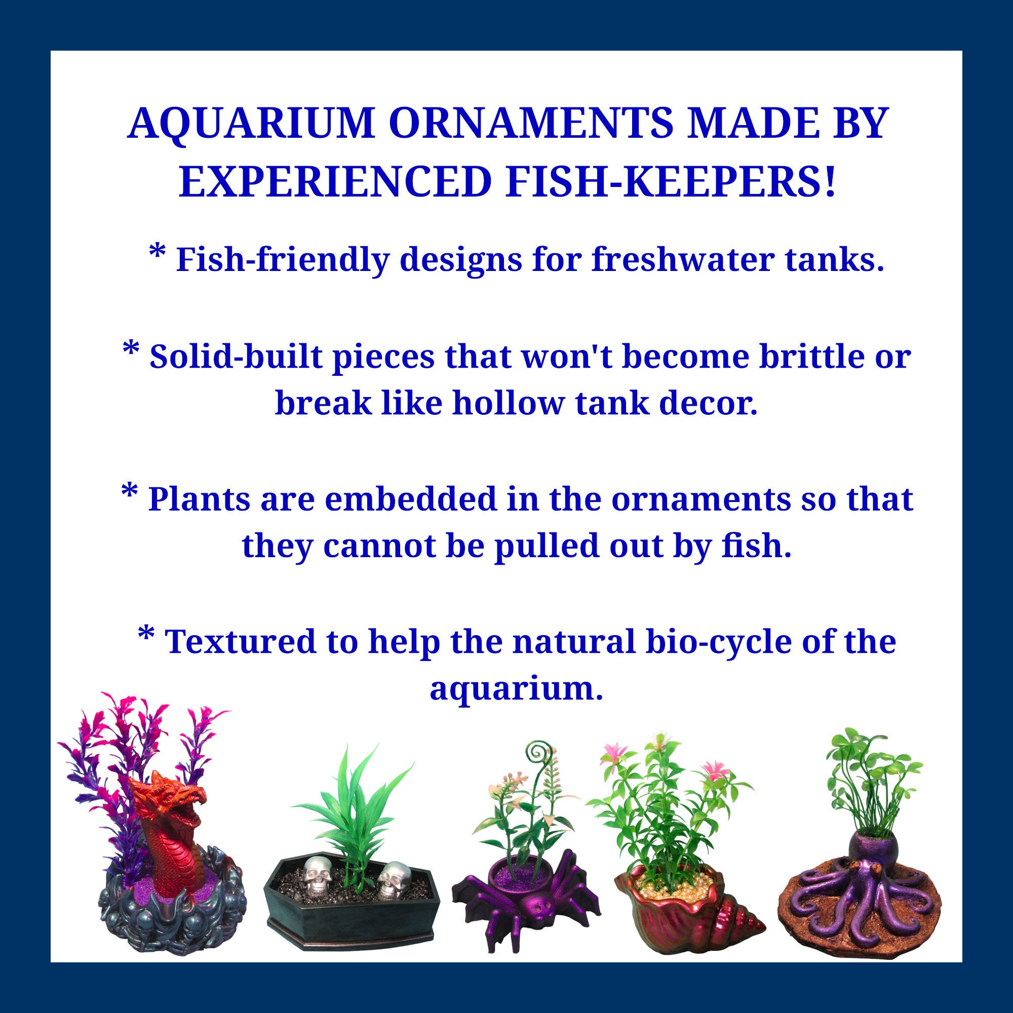 Spider Aquarium Decoration. Silver With Green Bushy Artificial Plant ...