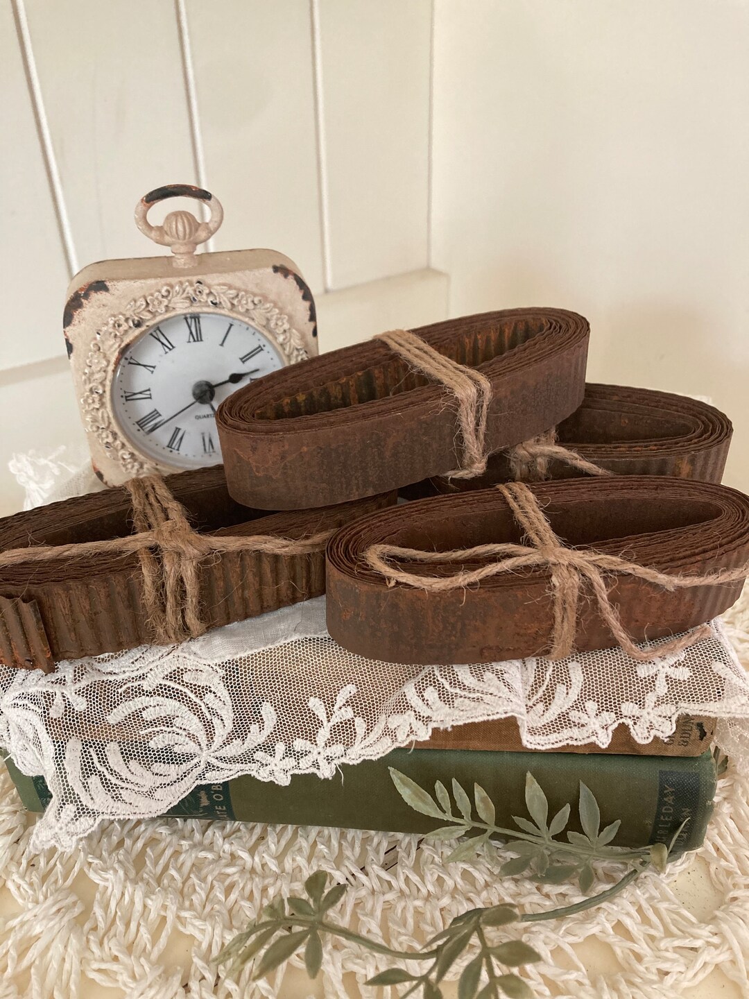 Large Rust Corrugated Ribbon - Etsy