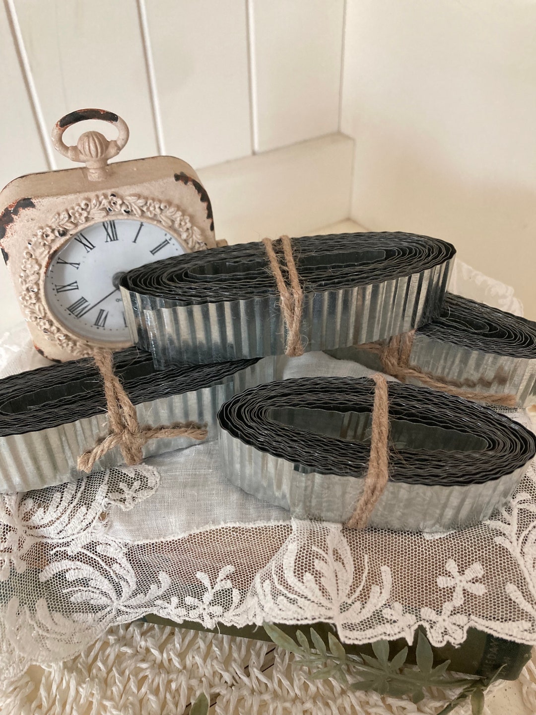 Corrugated Tin Ribbon - Etsy