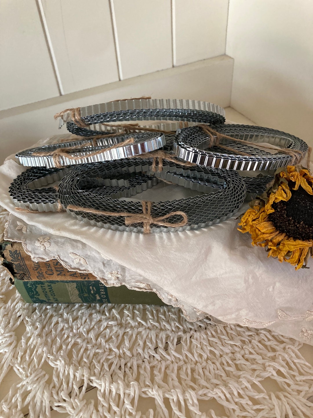 Small Corrugated Tin Ribbon - Etsy