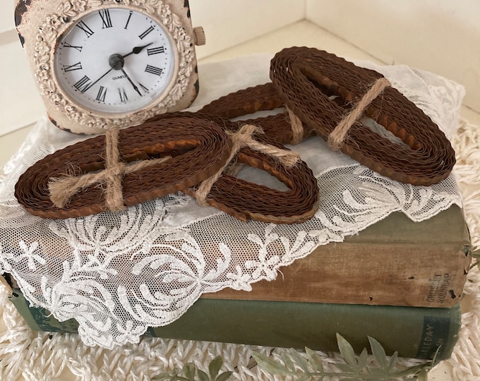 Metal Lace Ribbon Tin Filigree Edging Decorative Trim for Projects 3 ...