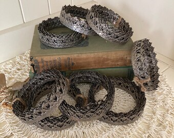 Metal Lace Ribbon Tin Filigree Edging Decorative Trim for Projects 3 ...