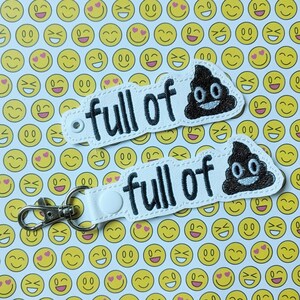 DIGITAL FILE - Emoji Poop Full of It - Machine Embroidery Item Project ...