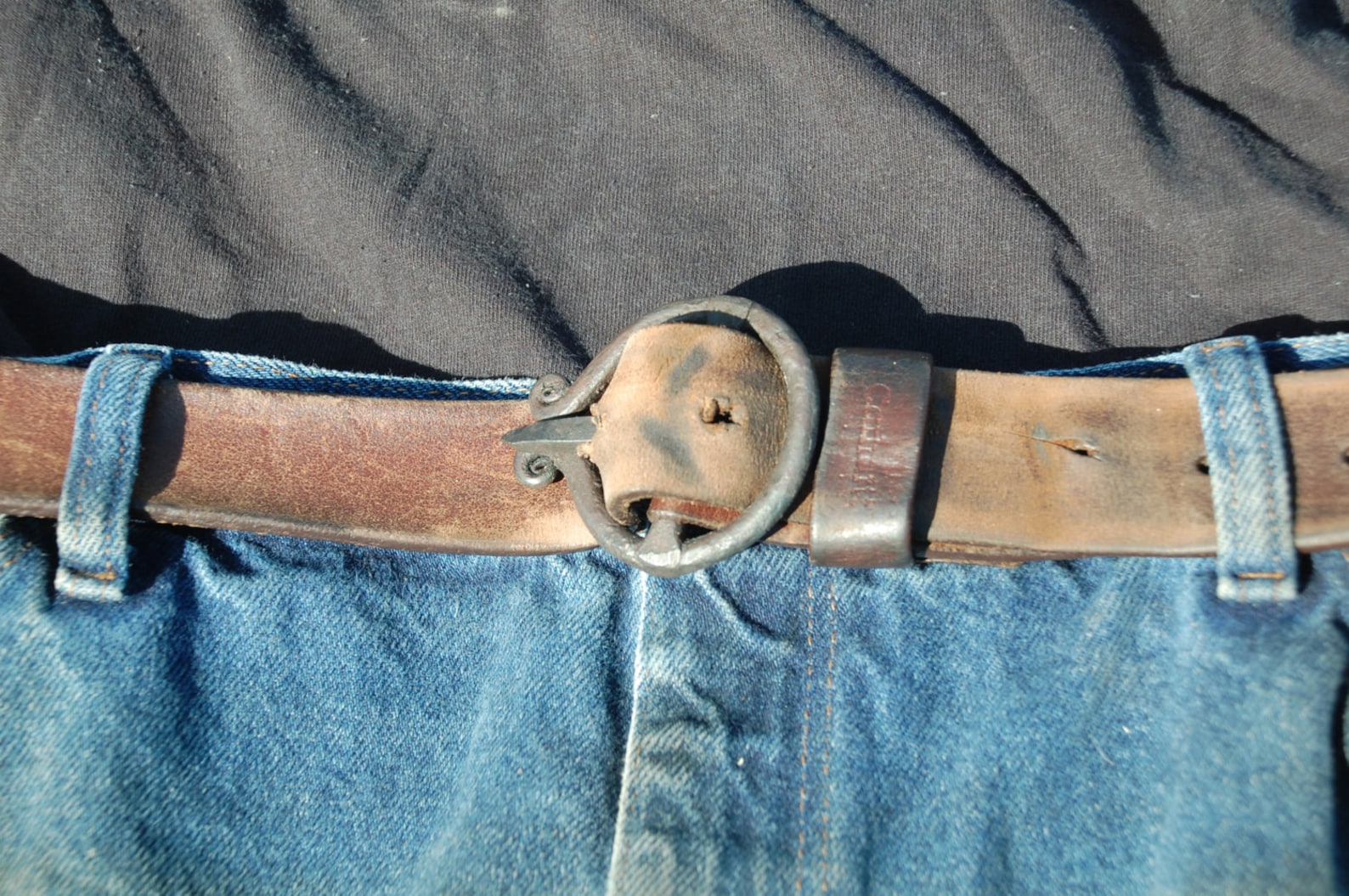 Belt Buckle Hand Forged | Etsy