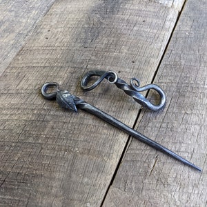 Forged Hair Stick, Hair Pin Set - Etsy