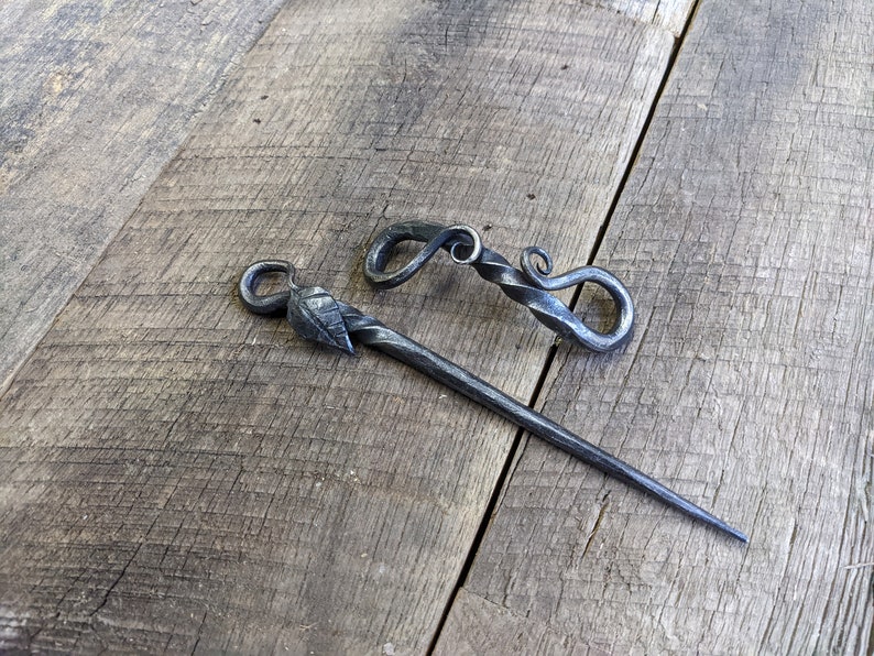 Forged Hair Stick, Hair Pin Set - Etsy