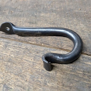 Large Wrought Iron Wall Hook - Etsy