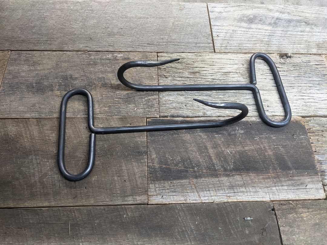 Forged Hay Hooks (set of 2) - Etsy