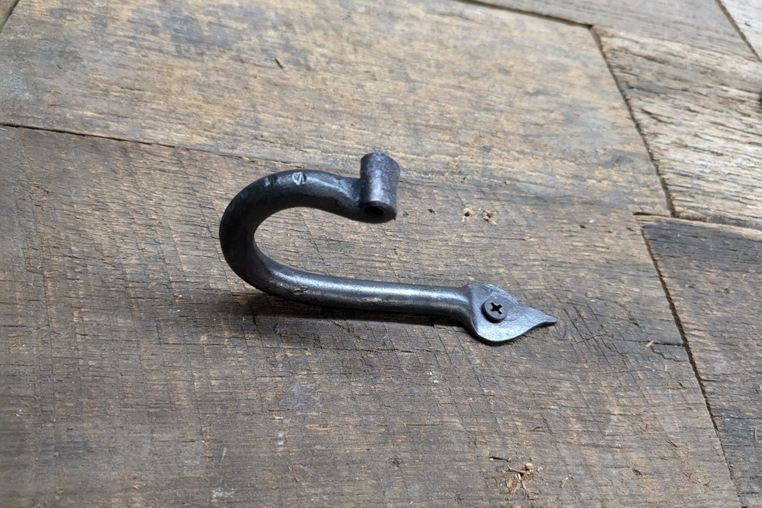 Large Wrought Iron Wall Hook - Etsy