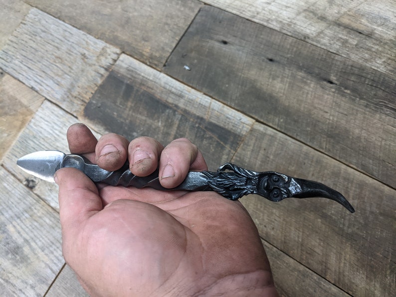 Forged Wizard Head Oyster Knife - Etsy