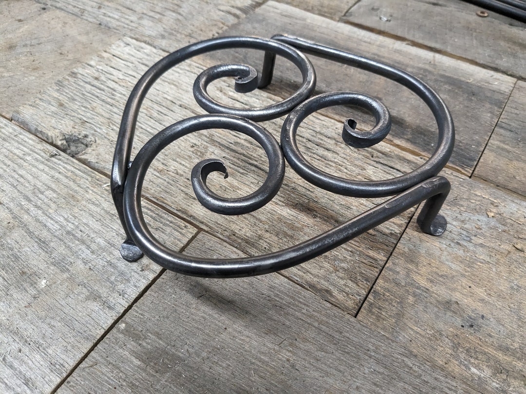 Scrolled Large Trivet/plant Stand - Etsy
