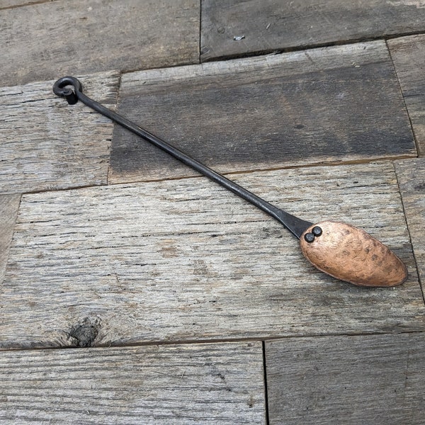 Iron and Copper Spoon - Etsy