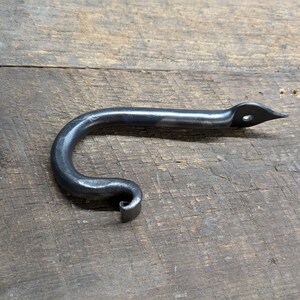 Large Wrought Iron Wall Hook - Etsy