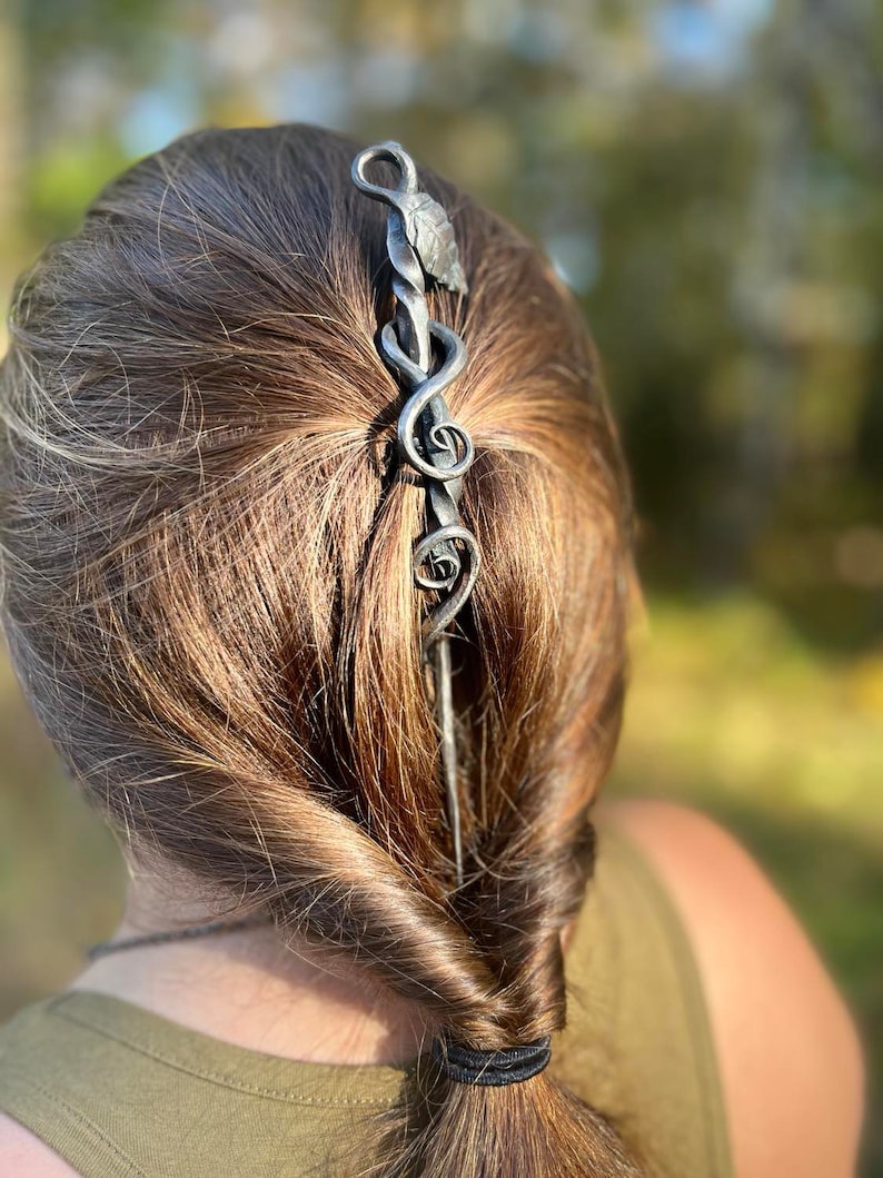 Forged Hair Stick, Hair Pin Set - Etsy