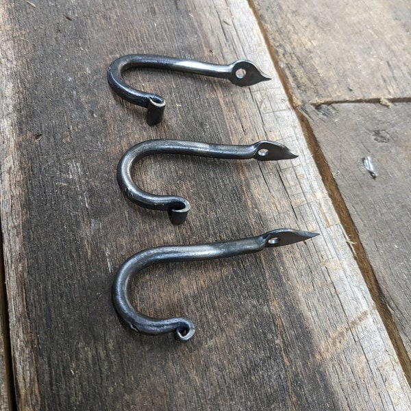 Wrought Iron Hooks - Etsy
