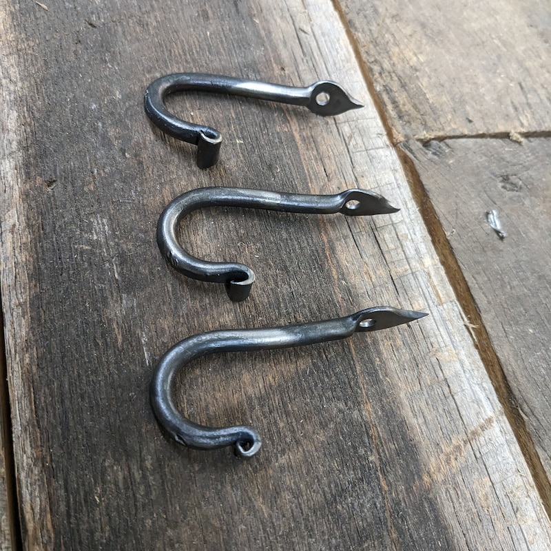 Wrought Iron Hooks - Etsy