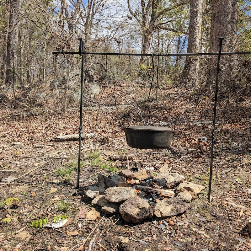 Wrought Iron Campfire Tripod - Etsy