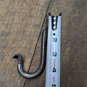 Large Wrought Iron Wall Hook - Etsy
