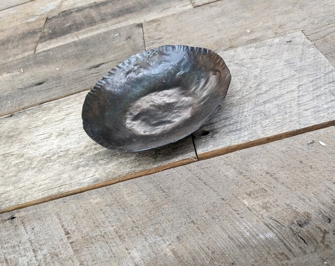 Forged Metal Bowl Textured Edge - Etsy