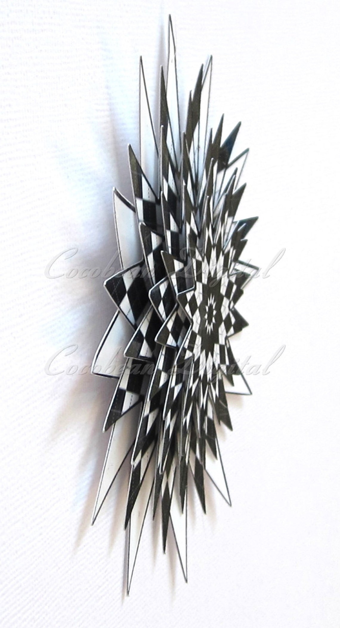Argyle Star-twelve Pointed-decoration-pdf-svg Cutting File-instant ...