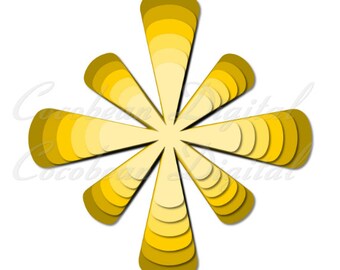 Floral Flower Layered Nested 3dsvgdxf Digital Cutting | Etsy