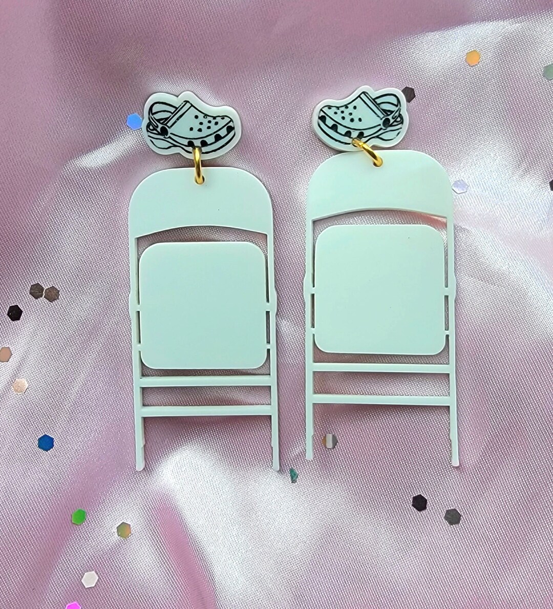 Acrylic Folding Chair Earrings, Battle of Montgomery, Riverfront Brawl ...