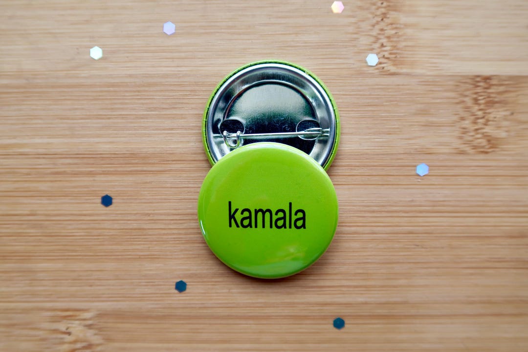Kamala is Brat Button, Kamala Brat Button, Brat Button, Political ...
