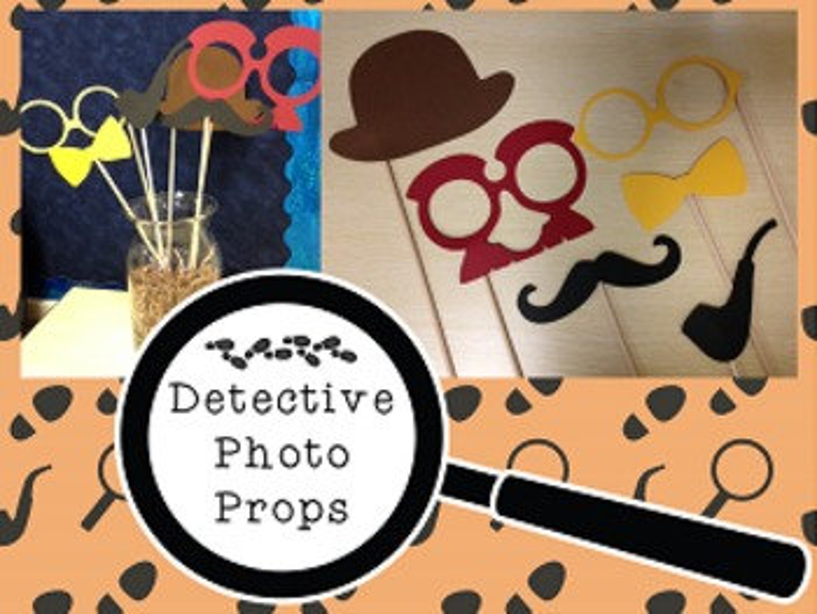 Detective/csi Photo Booth Props - Etsy
