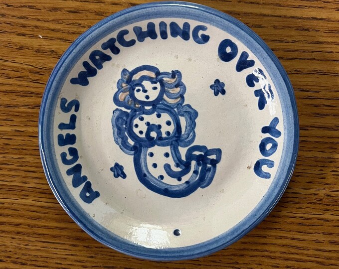 4 Mary Hadley Miniature Dish angels Watching Over You/special Gift ...