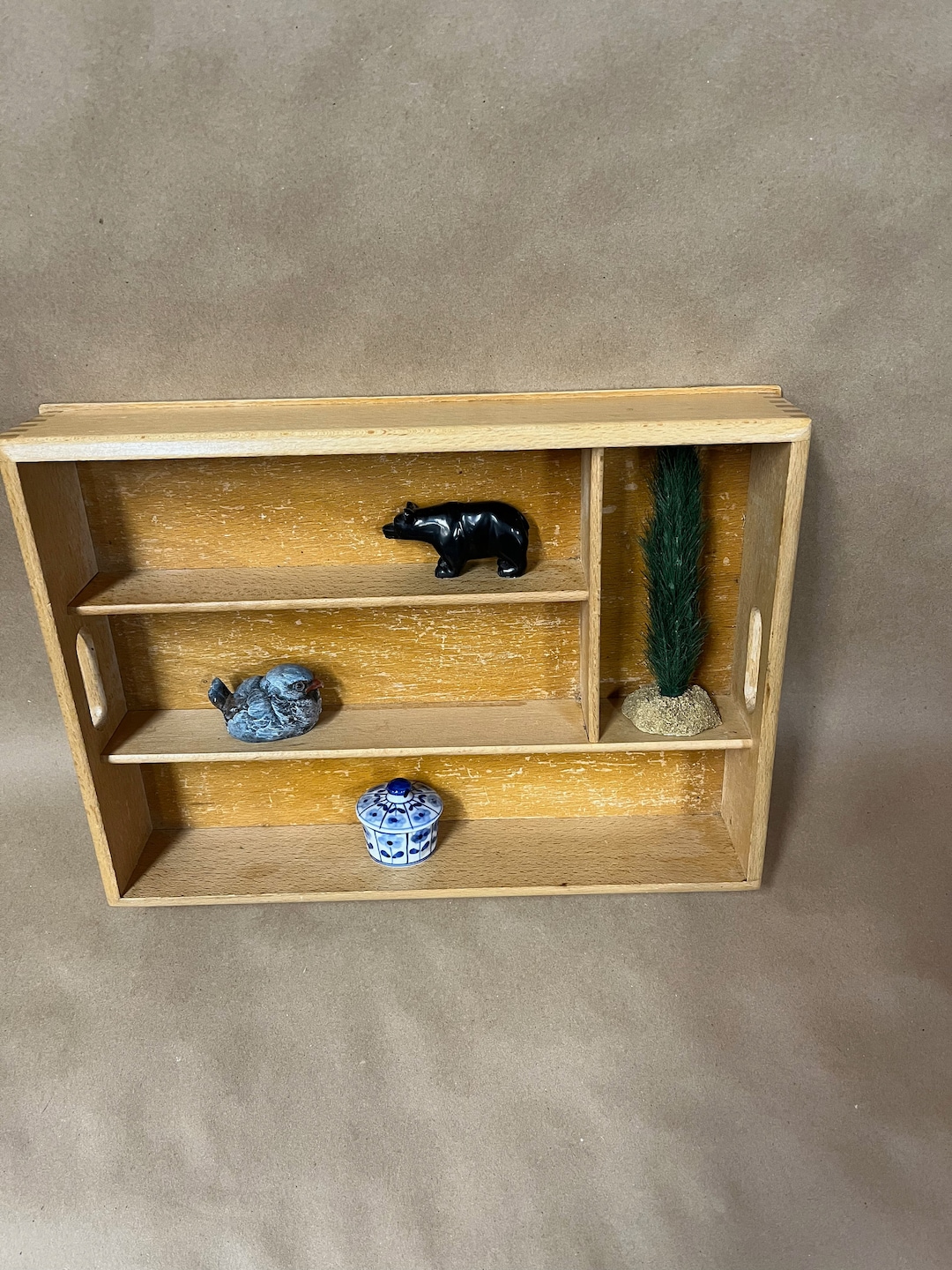 Vintage Wooden Cutlery Box/silverware Drawer/knick Knack Shelf/small ...