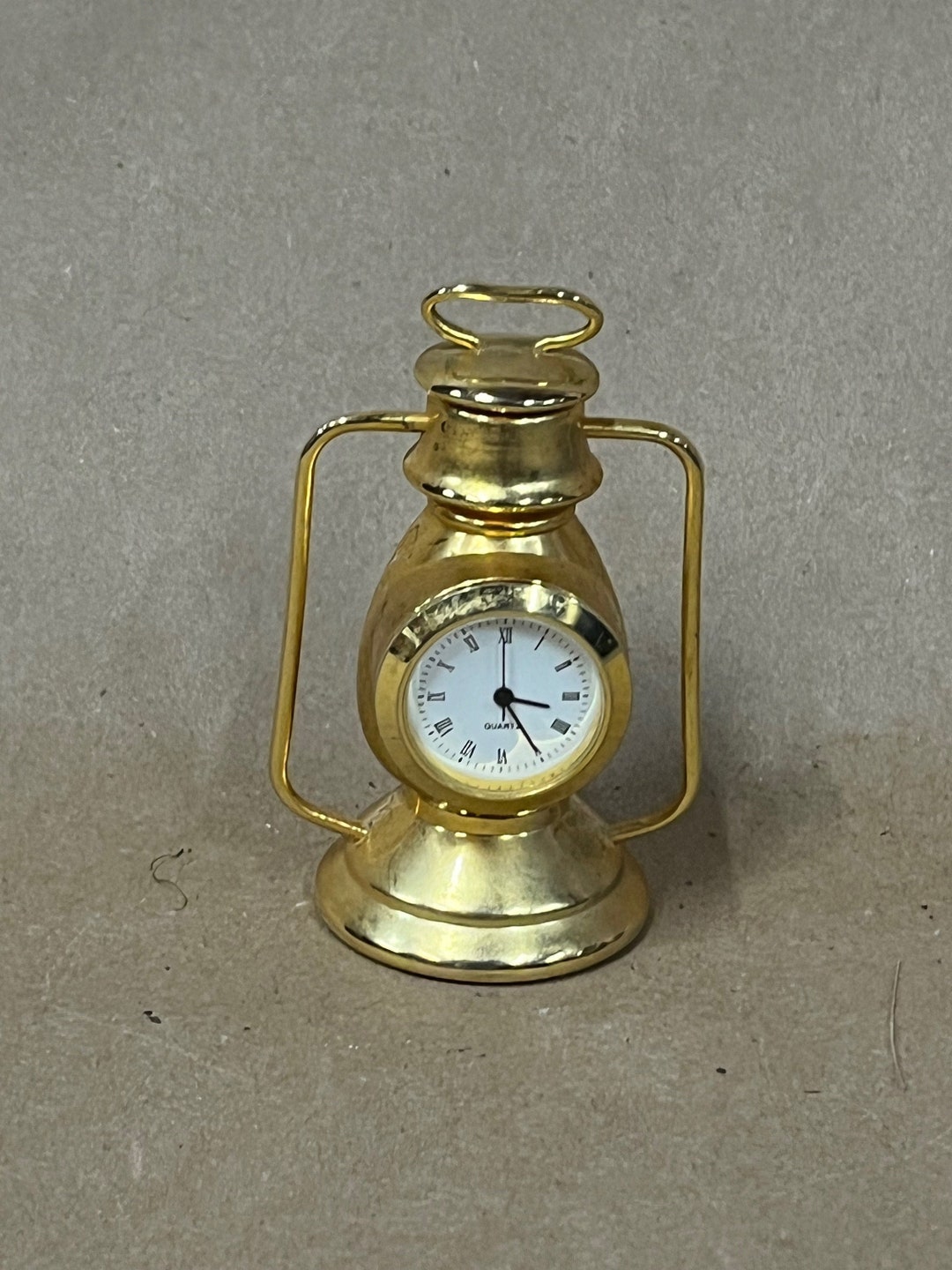 Vintage Railroad Lantern Miniature Clock/desktop Clock/mini Clocks ...