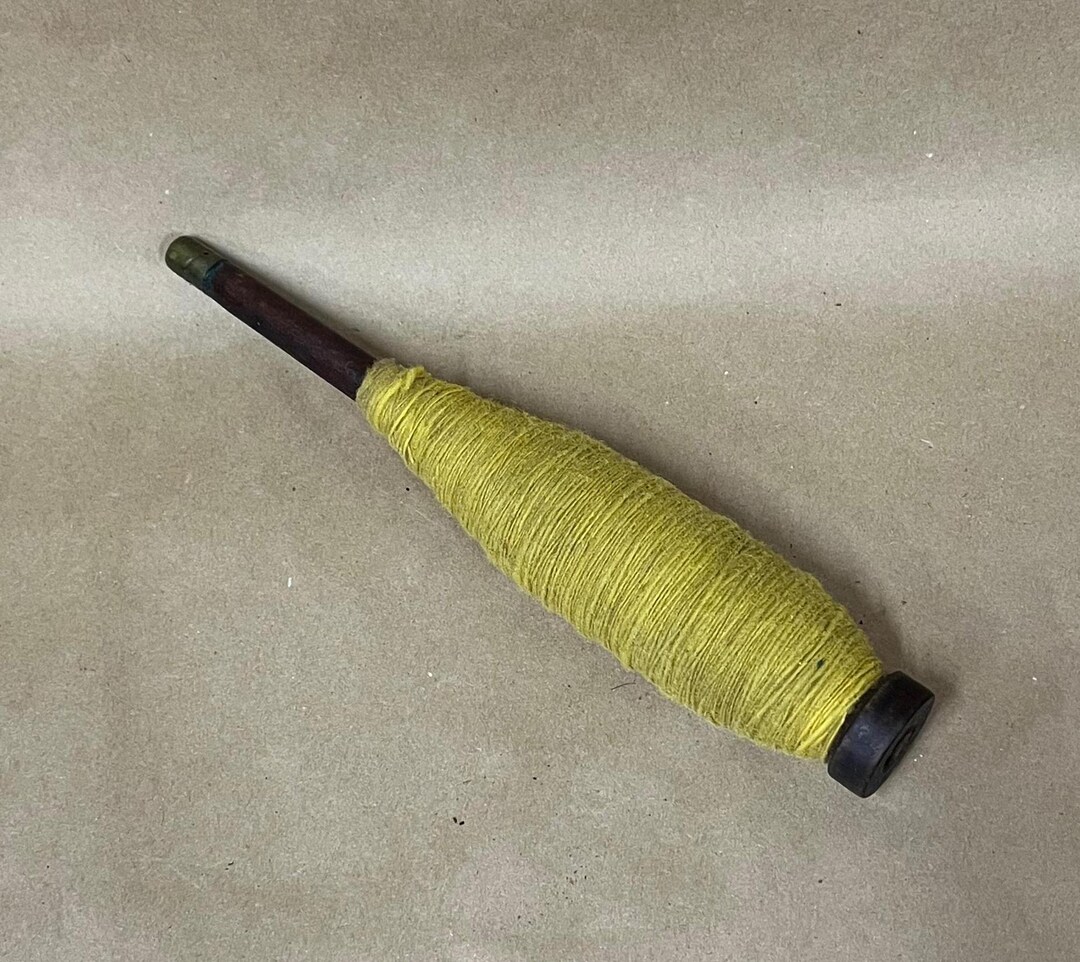 Vintage Wooden Spool Bobbin/vintage Spindle/industrial Wooden Thread ...