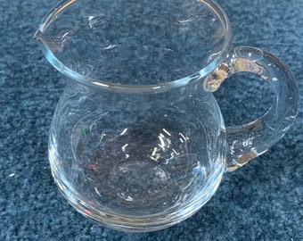 Small Glass Pitcher | Etsy