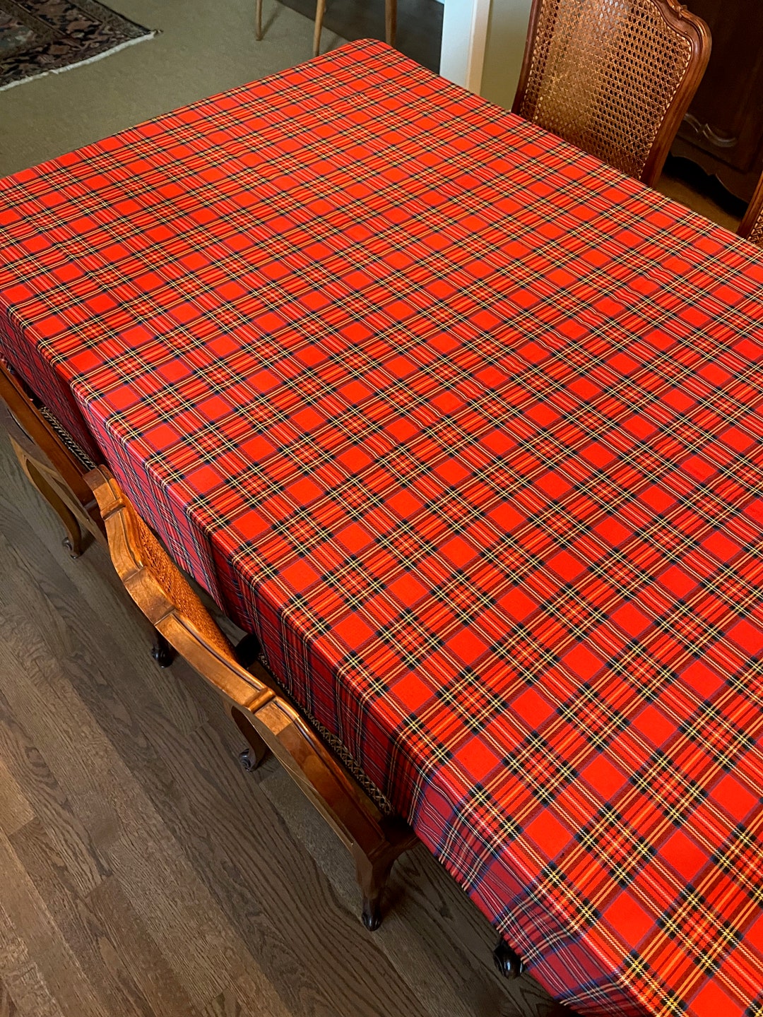 Scottish Tartan Stewart Plaid Table Cloth/christmas Plaid Table Cloth ...
