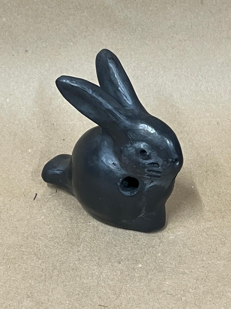 Whistle Rabbit From Oaxaca Mexico/rabbit Whistle and Decorative ...