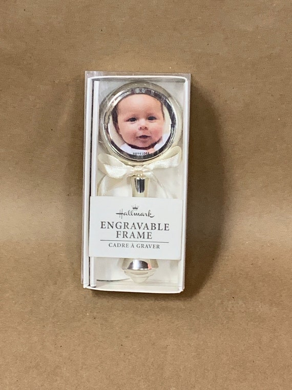 Vintage Hallmark Engravable Frame for Baby Picture/silver - Etsy