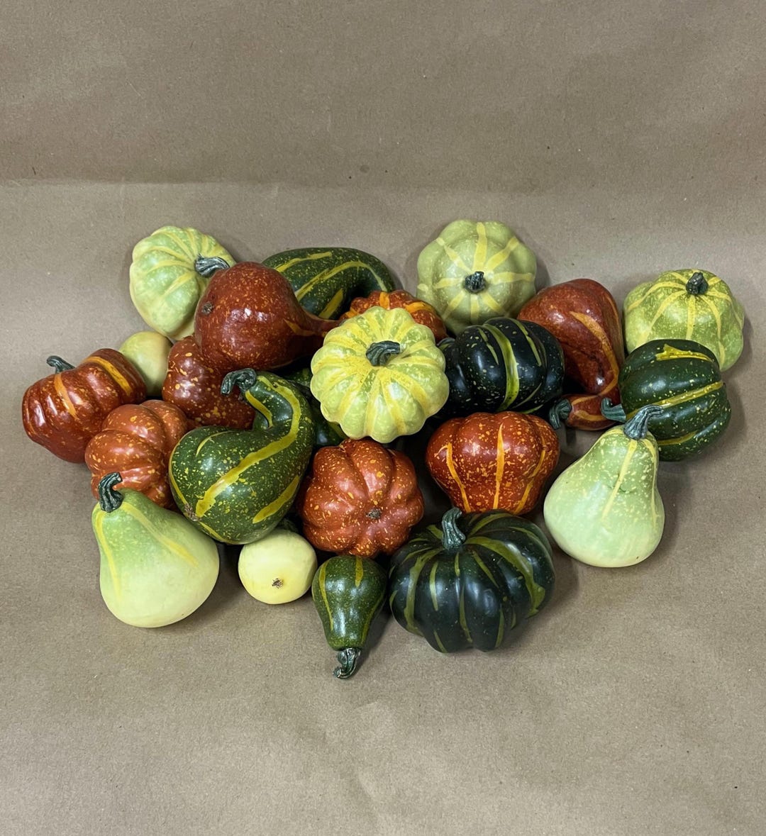 Set of 23 Faux Gourds/fall Decor/bowl Filler/floral Supplies/gourds ...