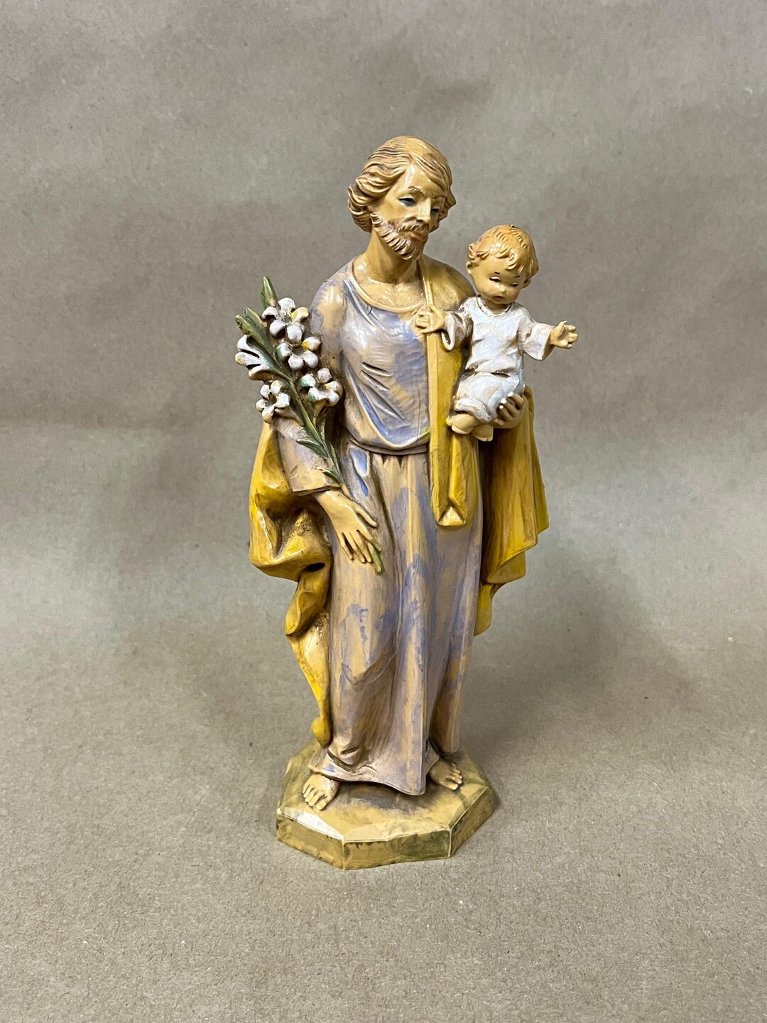 Fontanini St Joseph With Baby Jesus/signed Simonetti Depose Italy ...